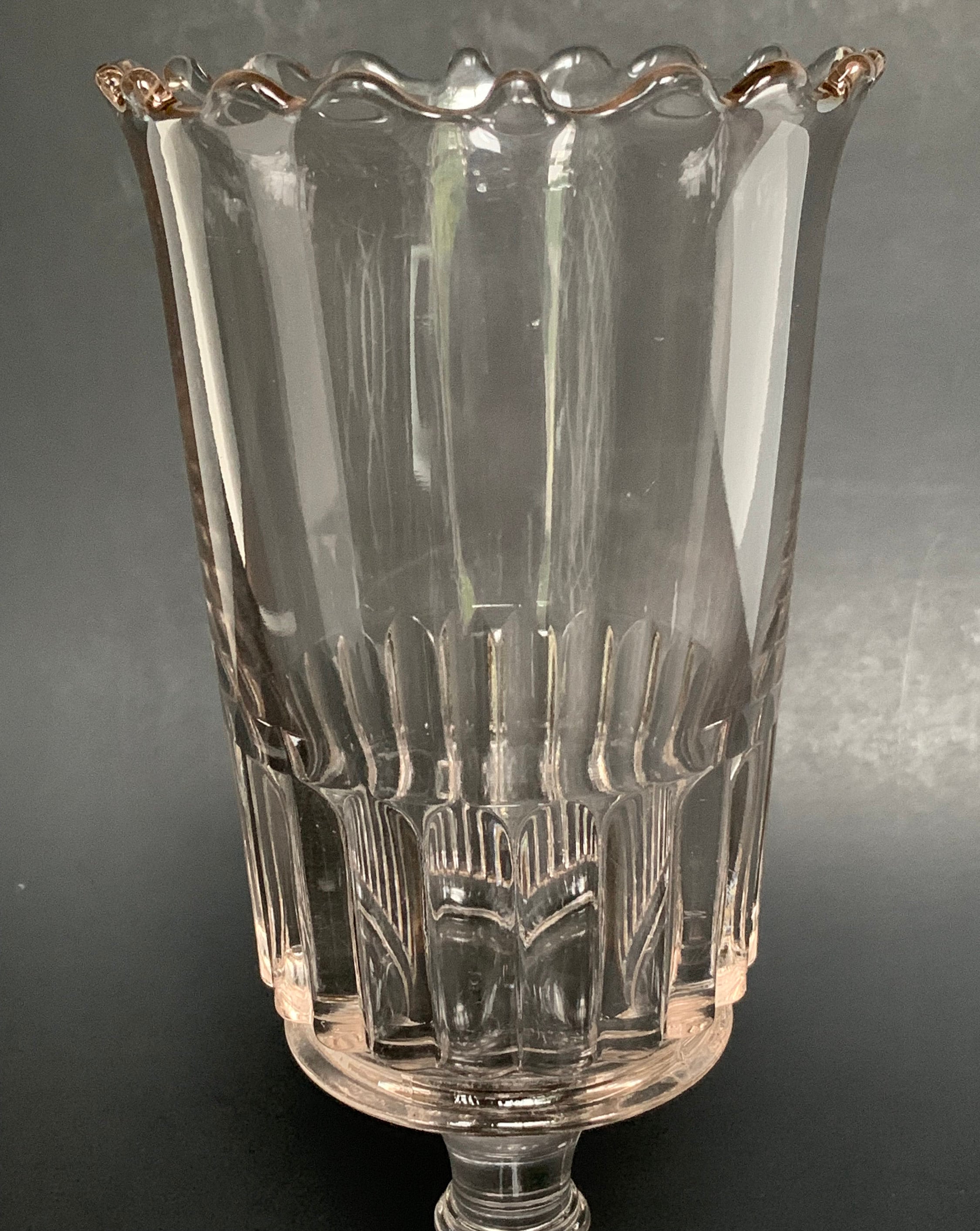 Antique EAPG 1800s Victorian Style Panel Pedestal Celery Vase - Etsy