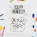FROG Coloring Birthday Card - *PDF & PNG*- Printable - Digital Birthday ...
