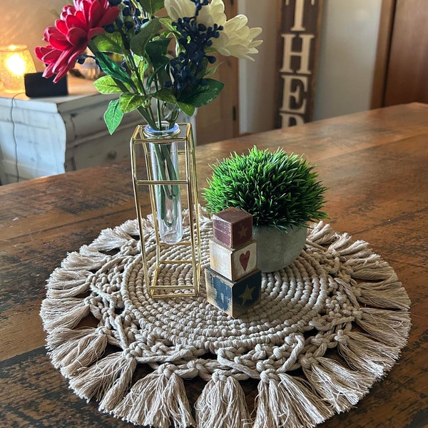 Round Macrame - Etsy