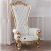 Luxurious High Back Throne Chair With Special Wings, Wing Chair, Crown ...