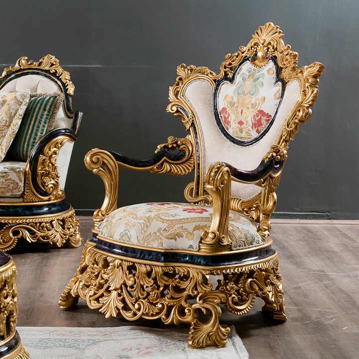 Exquisite King Louis XVI Luxury Royal Sofa Set Antique French Style ...