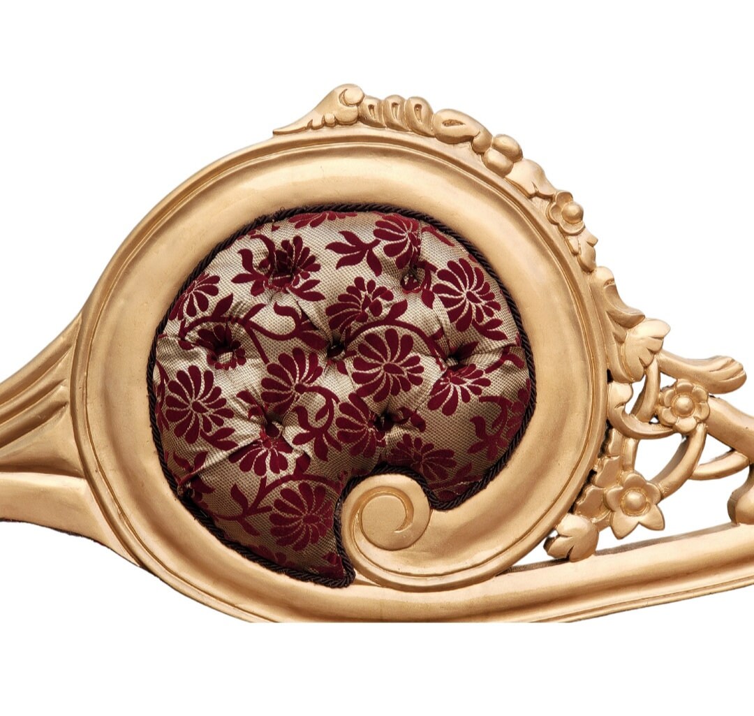 French Style Pune Settee Sofa/ Victorian Style Chaise Lounge/ Antique ...