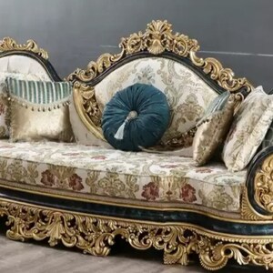 Exquisite King Louis XVI Luxury Royal Sofa Set Antique French Style ...