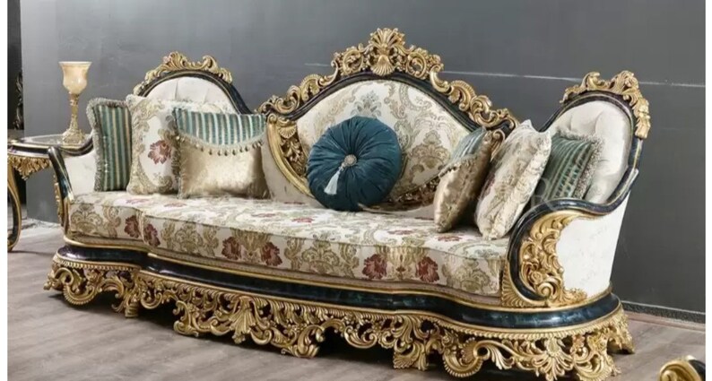 Exquisite King Louis XVI Luxury Royal Sofa Set Antique French Style ...