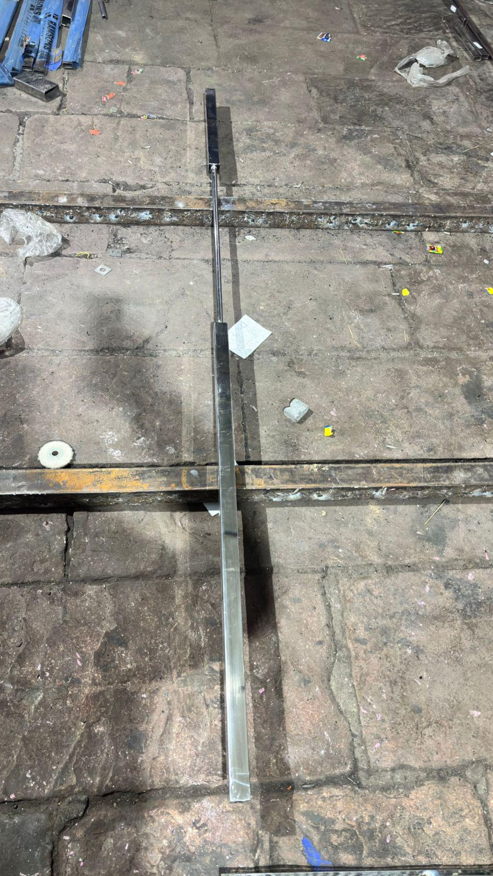 Custom Stainless Steel Golden PVD Vertical Rod Room Divider 8feet ...