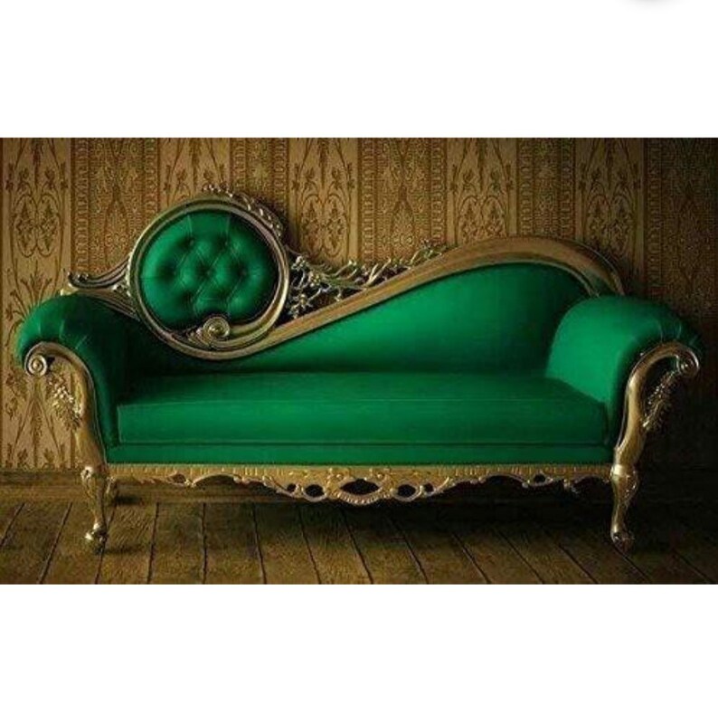 French Style Pune Settee Sofa*1 Left*/ Victorian Style Chaise Lounge ...