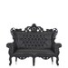 French Style Pune Settee Sofa/ Victorian Style Chaise Lounge/ Antique ...