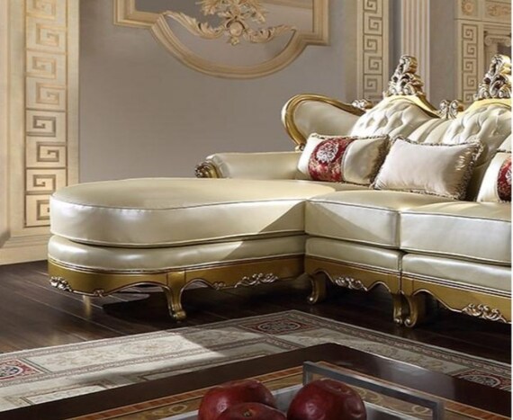 Victorian sectional couch store