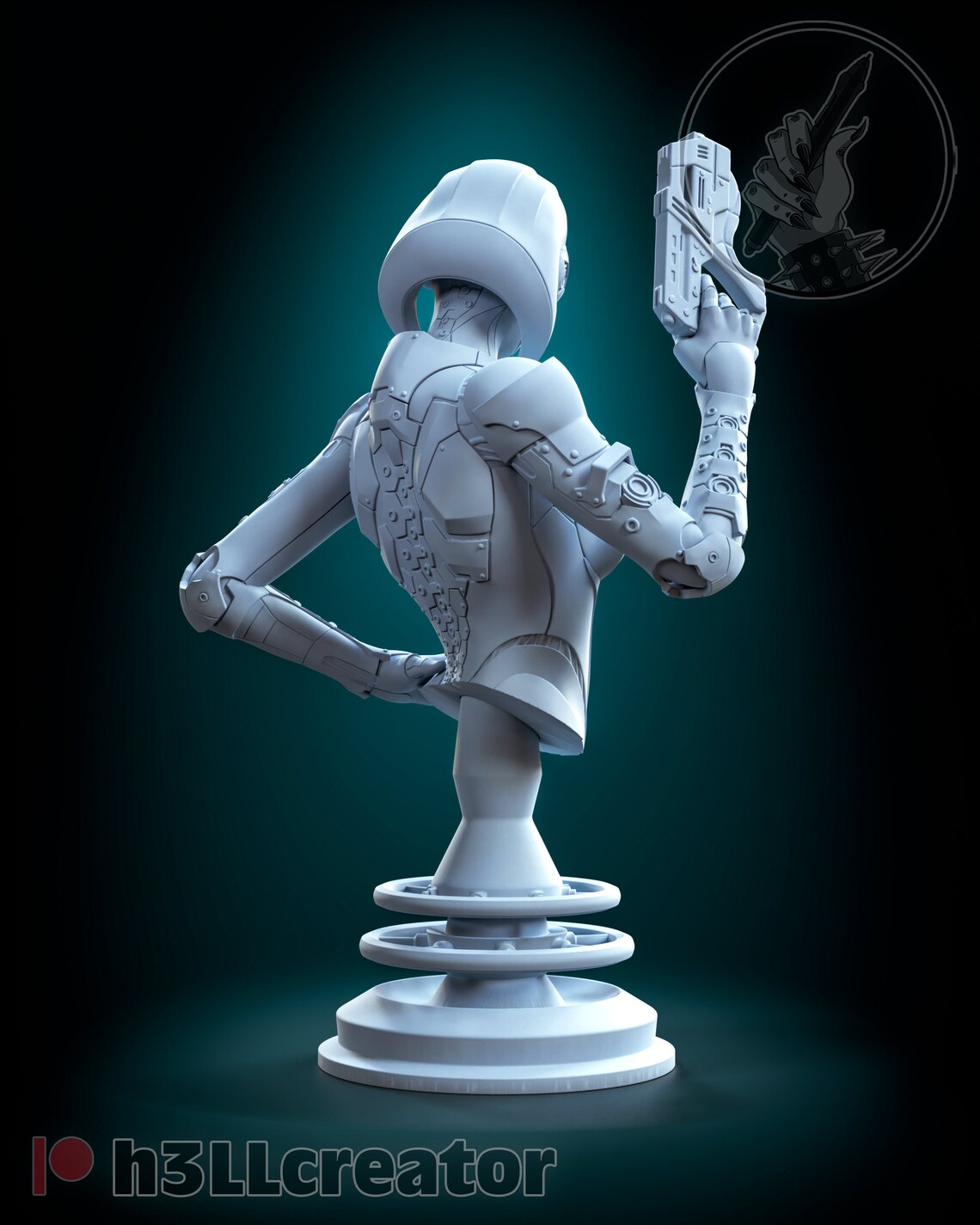 EDI Mass Effect Fan Made 3D Printed Figurine/statue by H3ll - Etsy Canada