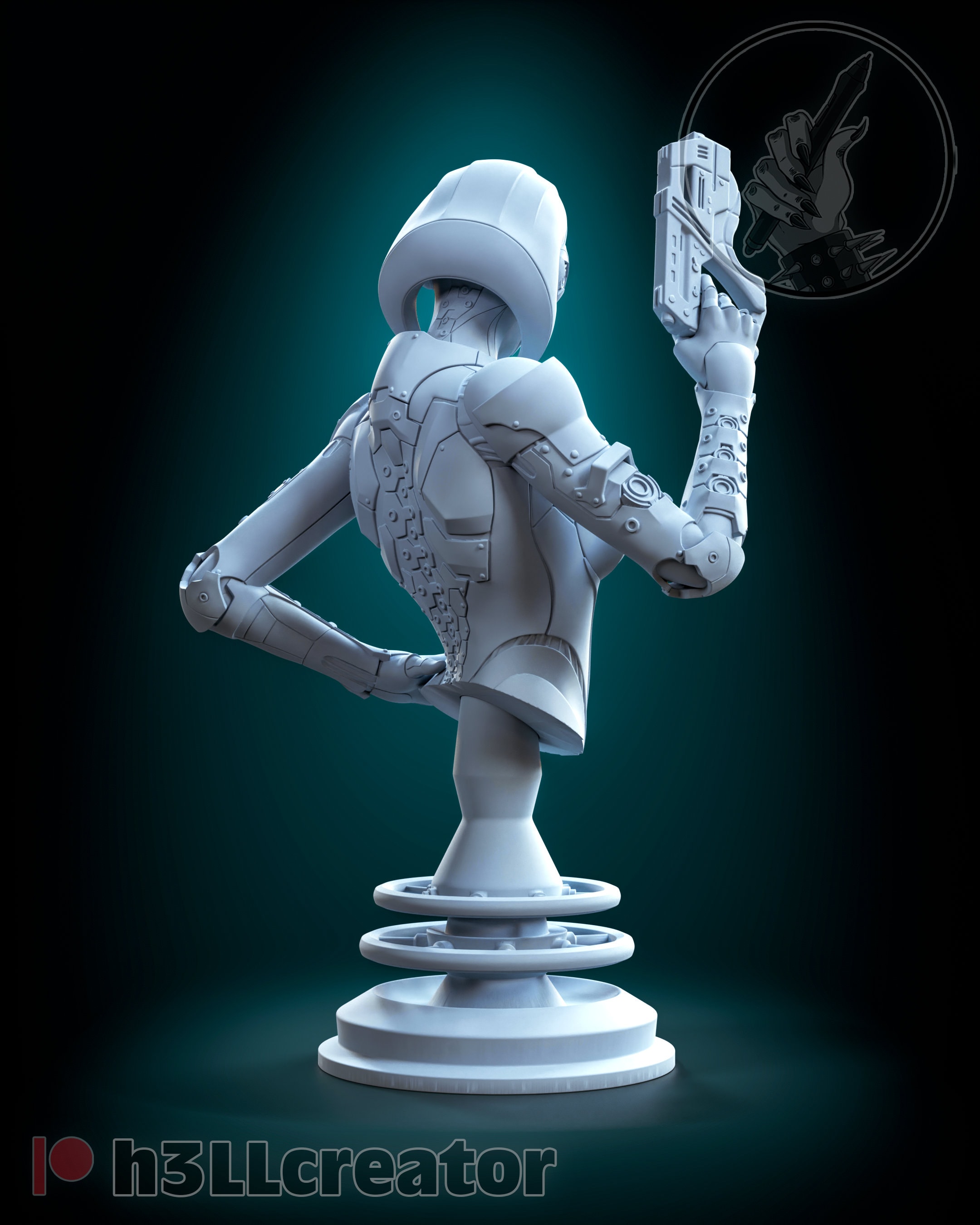 EDI Mass Effect Fan Made 3D Printed Figurine/statue by H3ll - Etsy Canada