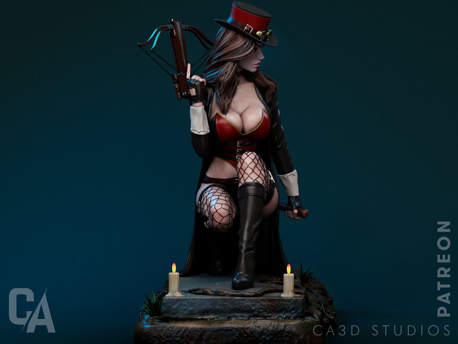 Liesel Van Helsing Fan Made 3D Printed Statue by CA3D - Etsy