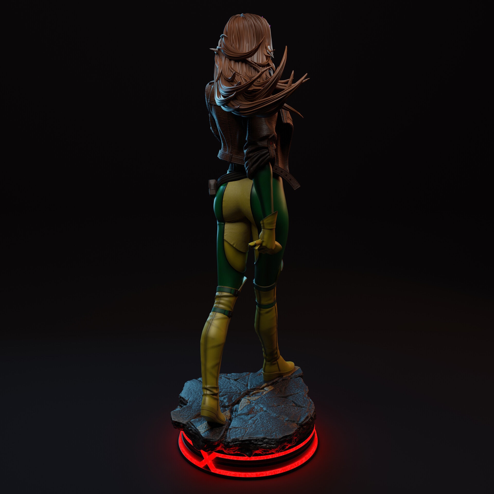 Rogue X-men Fan Made 3D Printed Statue by 3dverse - Etsy UK