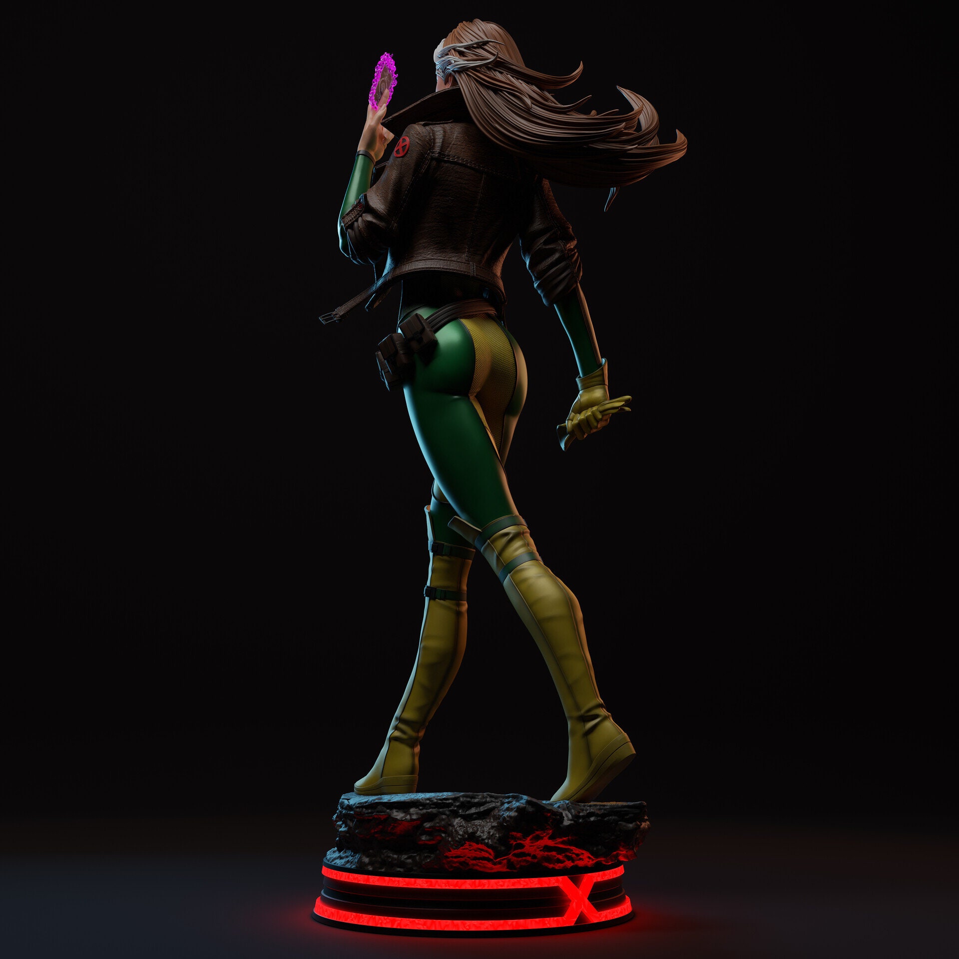 Rogue X-men Fan Made 3D Printed Statue by 3dverse - Etsy UK