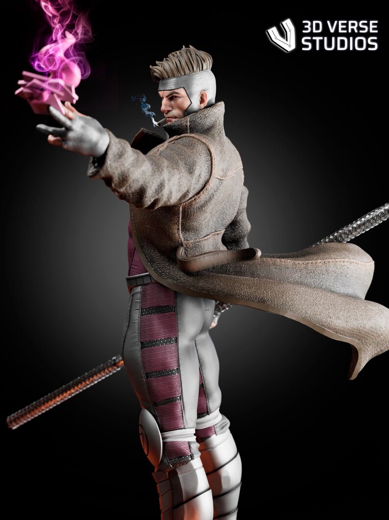 Gambit Fan Made 3D Printed Statue/figurine by CA3D - Etsy