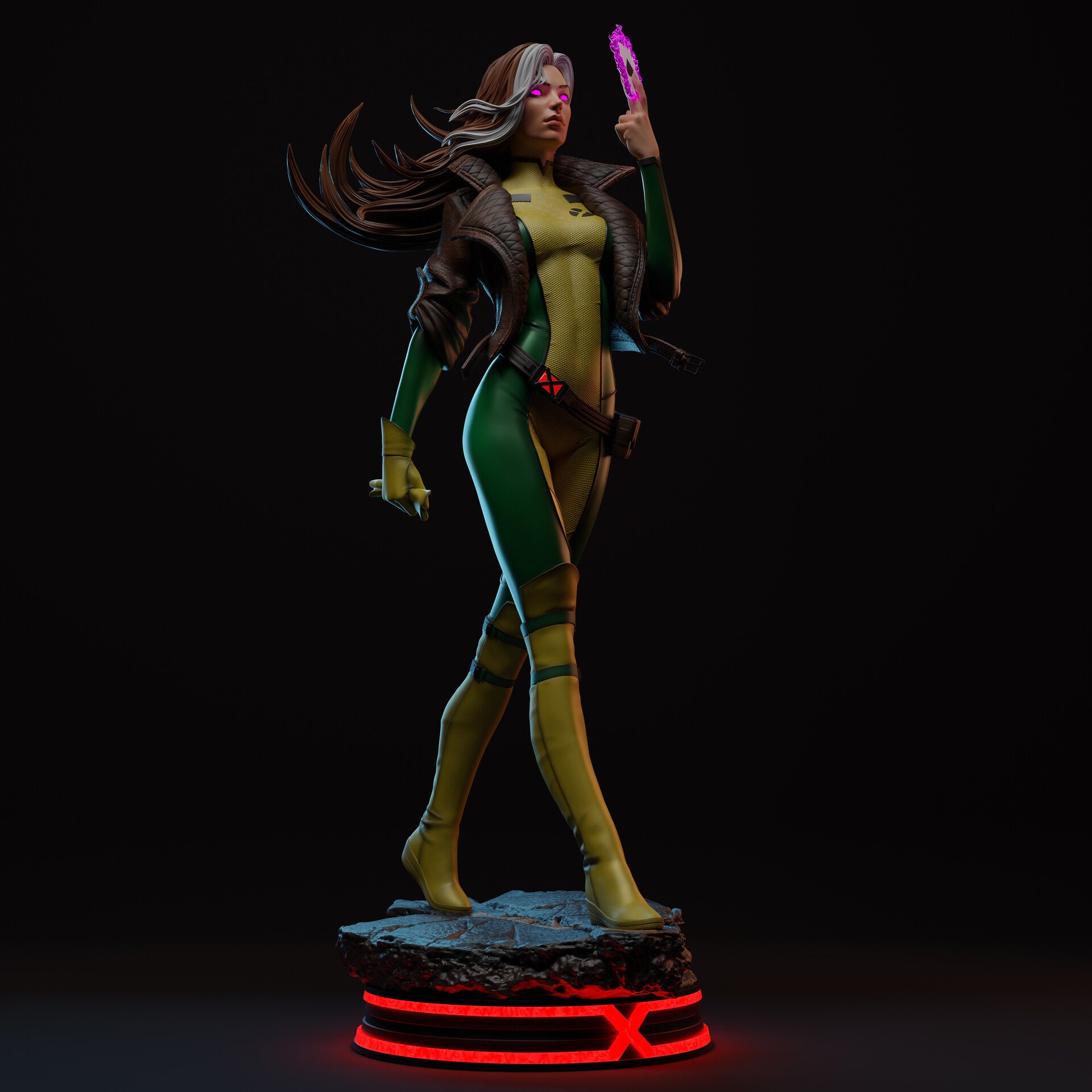 Rogue X-men Fan Made 3D Printed Statue by 3dverse - Etsy UK