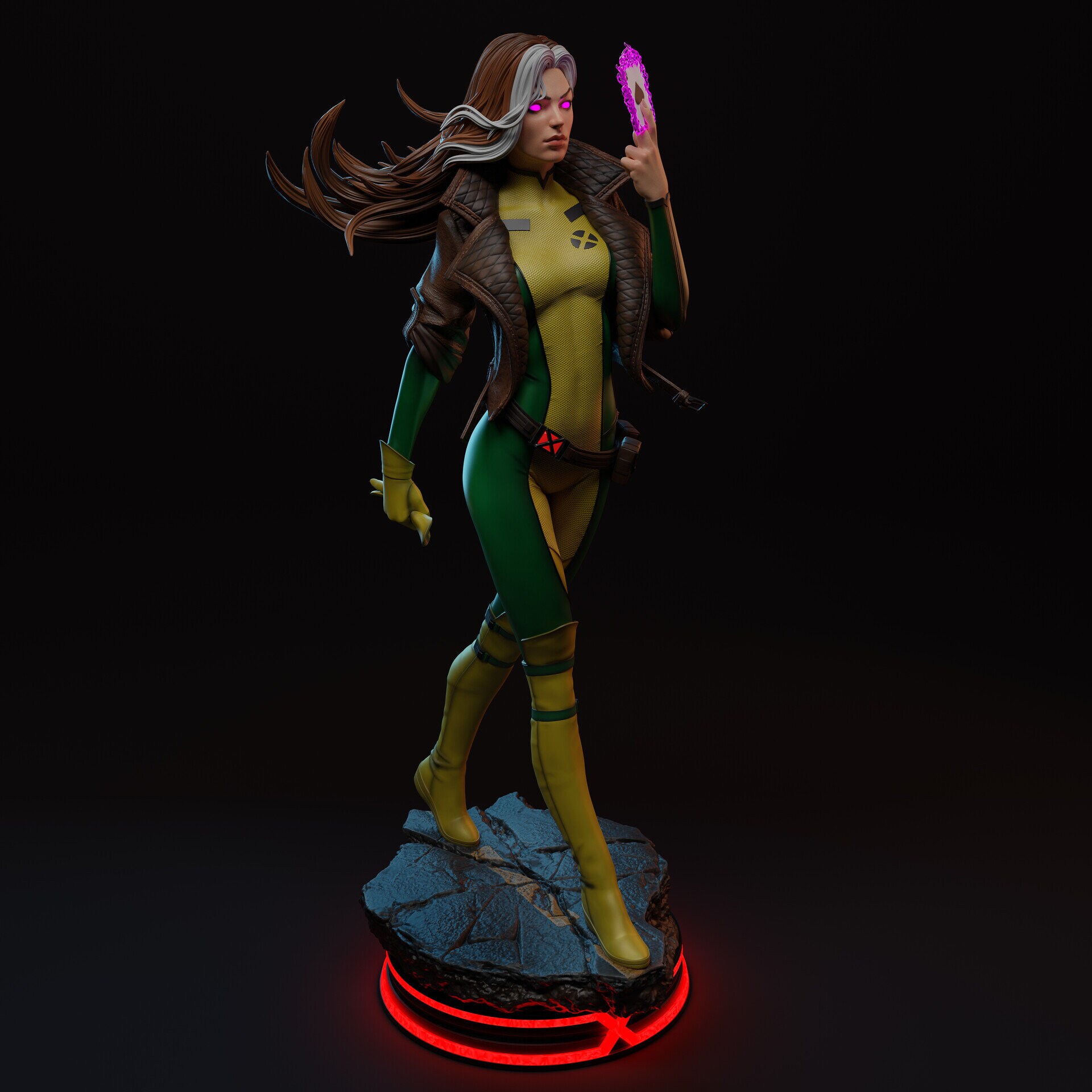 Rogue X-men Fan Made 3D Printed Statue by 3dverse - Etsy UK