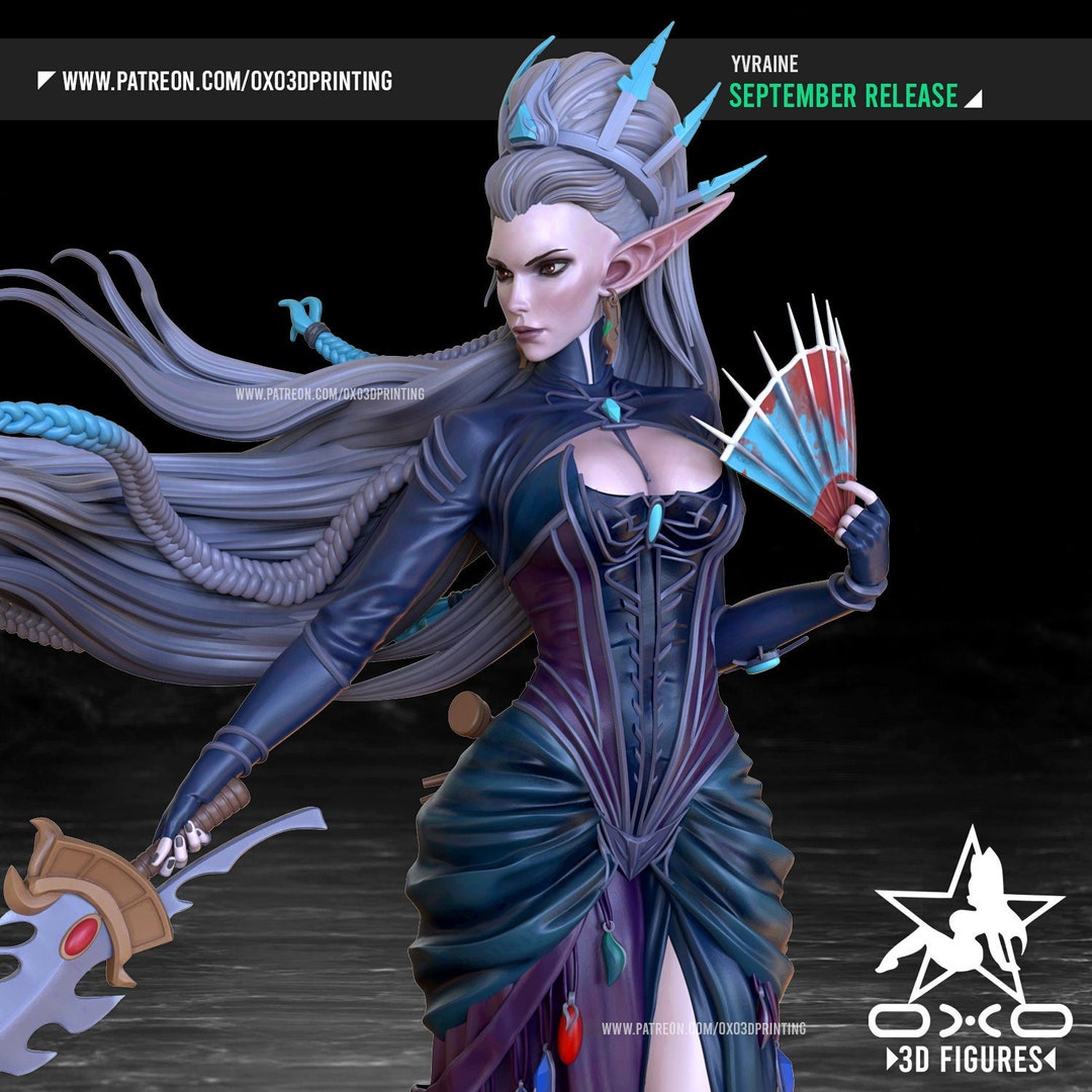 Yvraine Warhammer 40K Fan Made 3D Printed Figurine/statue by OXO3D - Etsy