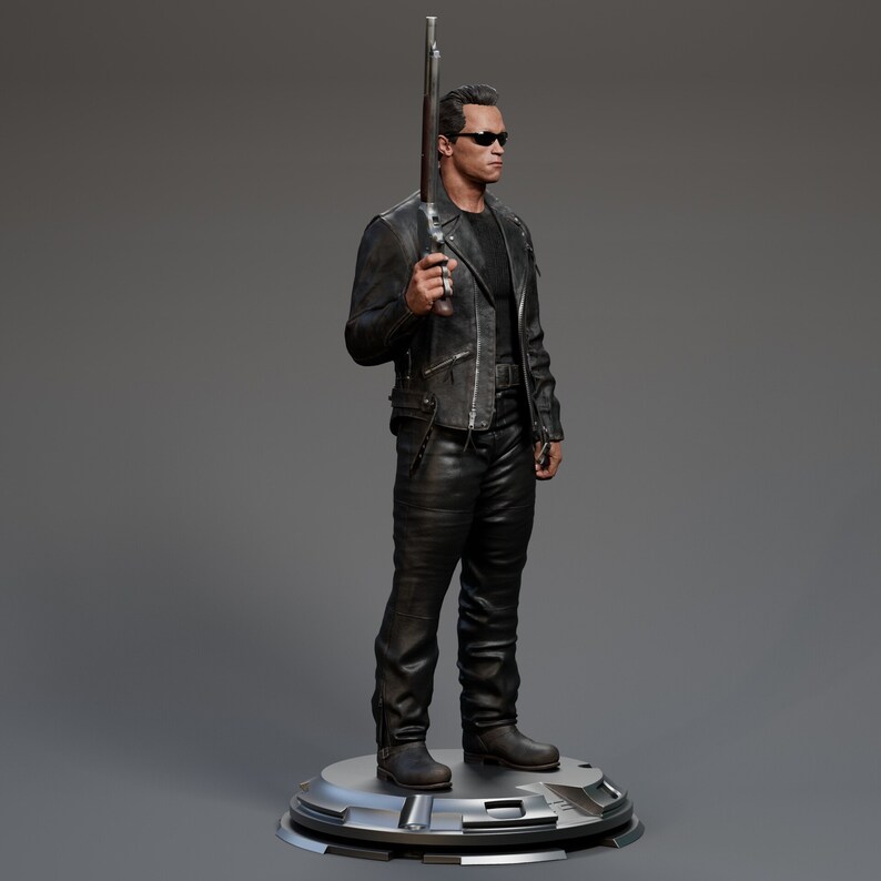 Terminator Fan Made 3D Printed Statue by CA3D - Etsy Hong Kong