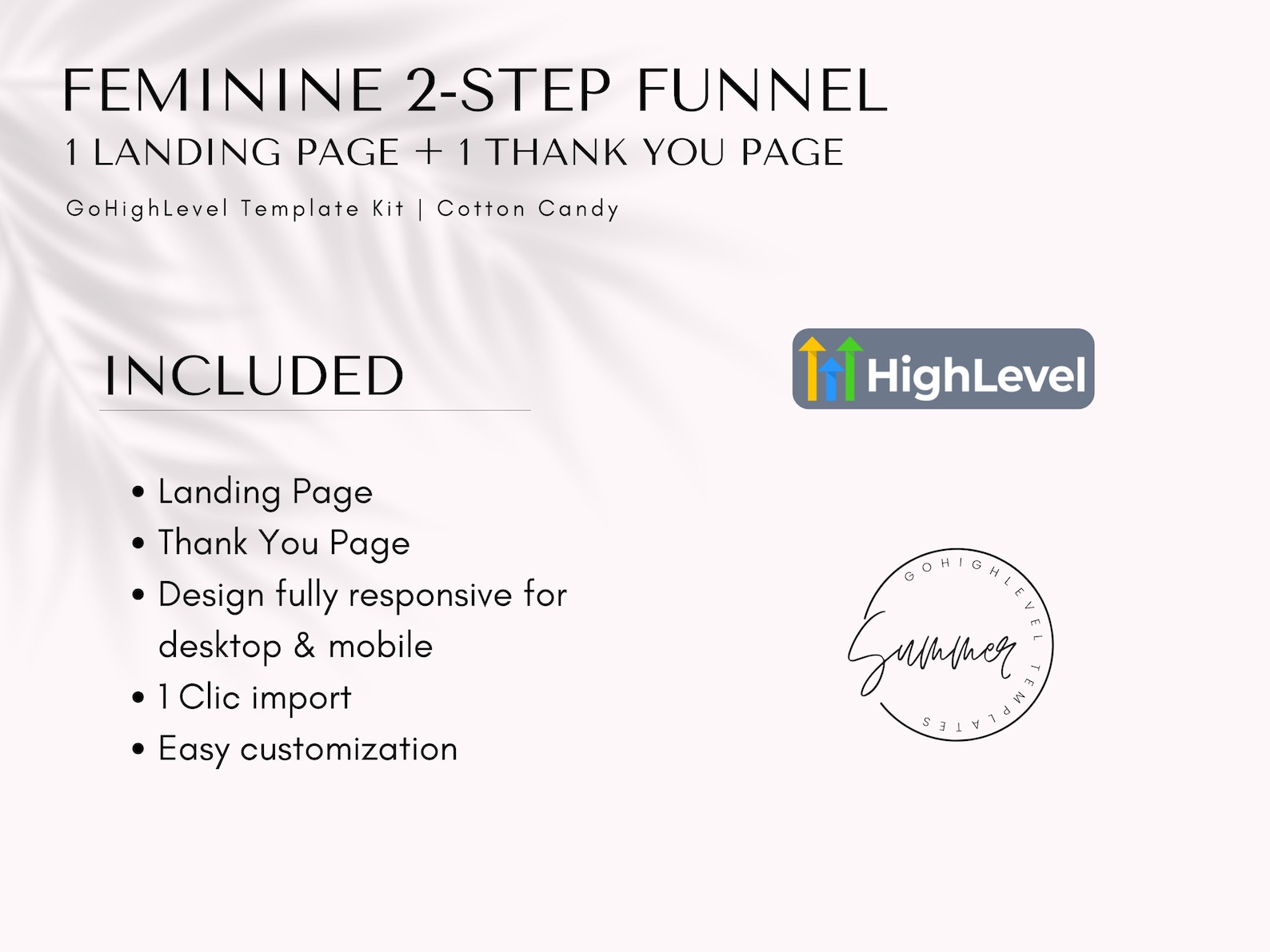 Gohighlevel Funnel Template Kit With a Landing Page & Thank You Page ...