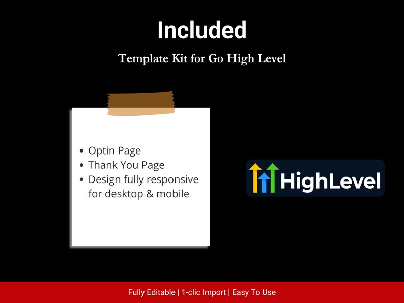 Gohighlevel 2-step Lead Generation Funnel Template - Empire - Landing ...