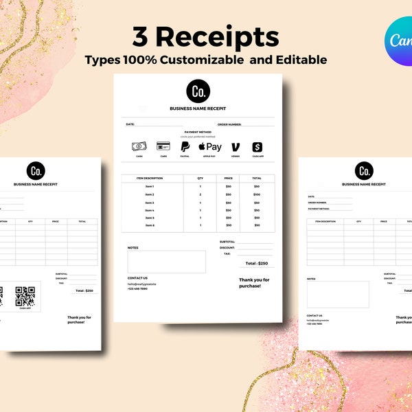 Creative Receipt - Etsy