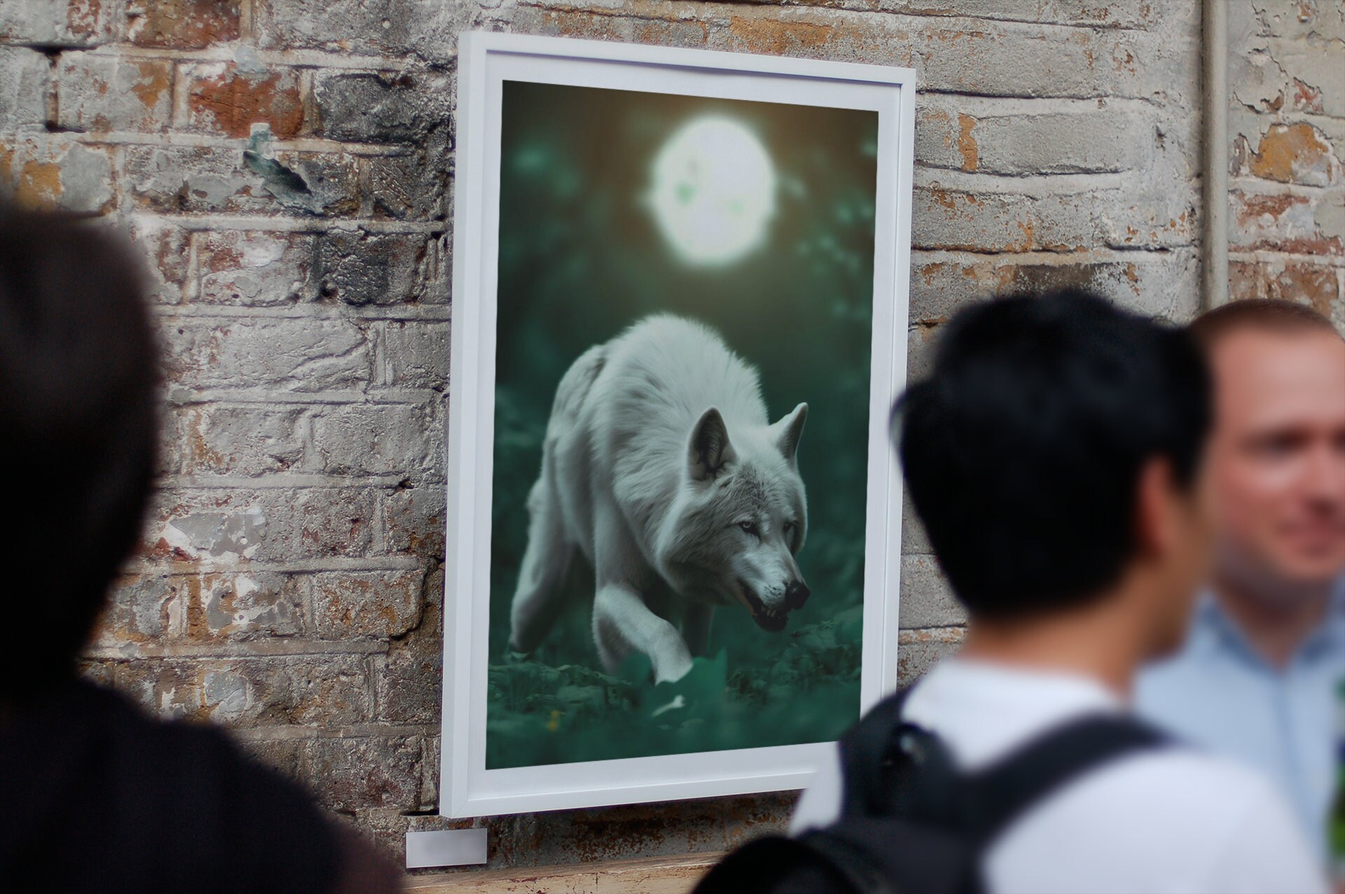 Ghost of the Forest White Lone Wolf Shiny Matte Poster Rare - Etsy