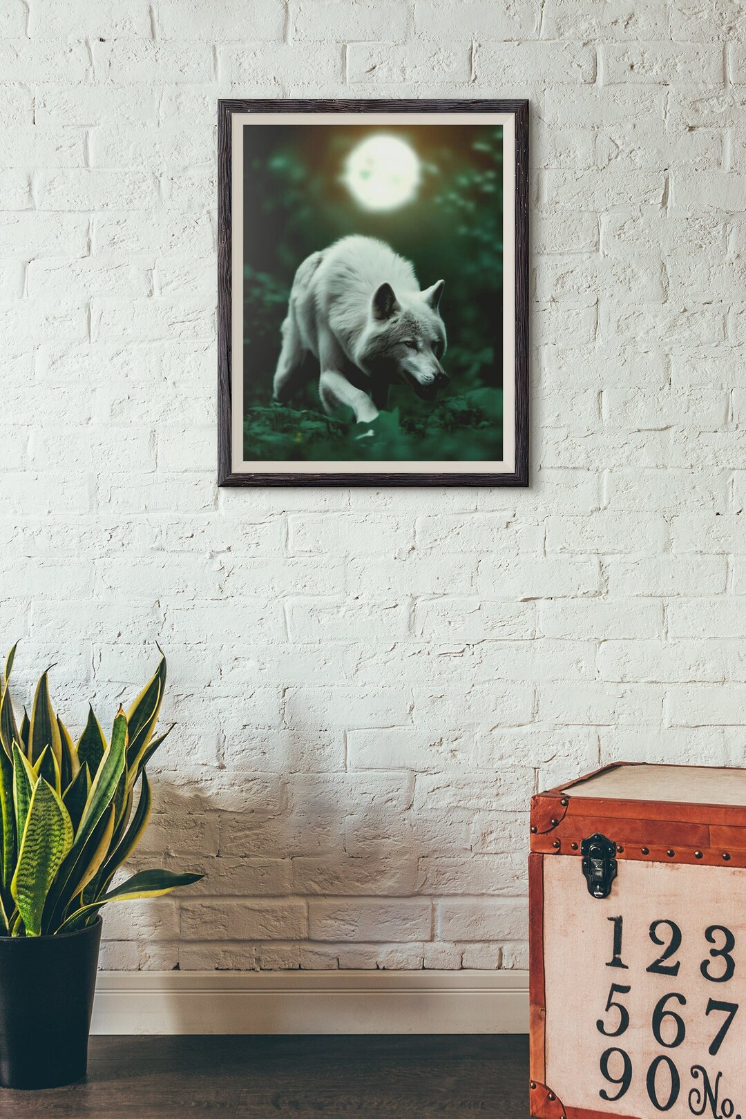 Ghost of the Forest White Lone Wolf Shiny Matte Poster Rare - Etsy