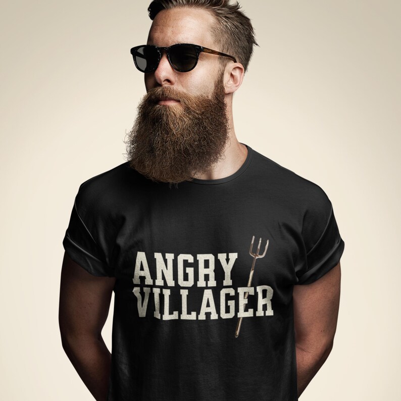 Anti Trump Angry Villager Protest Shirt, Pitchfork Graphic - Etsy