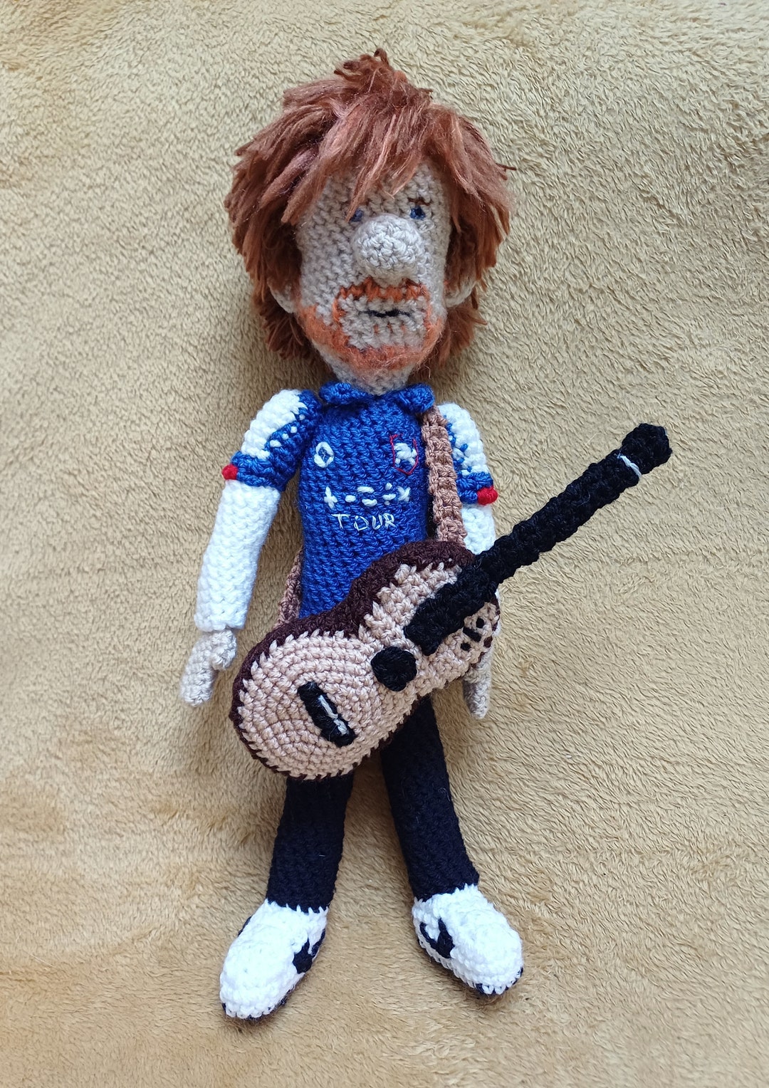 Ed Sheeran Crochet Character - Etsy