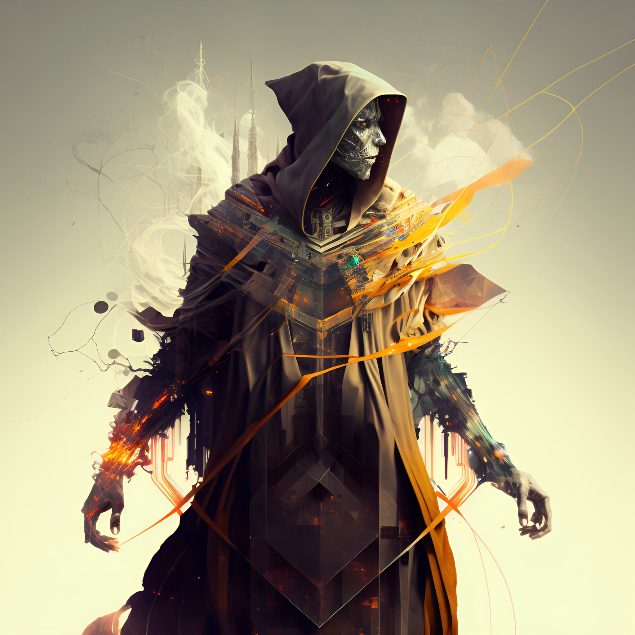 Medieval Sorcerer Ai Art - Etsy