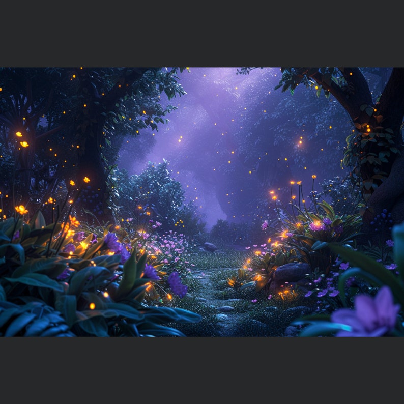 Enchanted Grove Puzzle: 1000 Pieces - Wisps of Light Illuminate a ...
