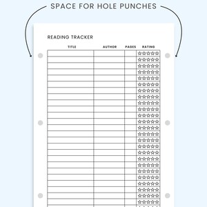 Book Reading Tracker, Book Reading Log, Book Review, A4/A5/US Letter ...