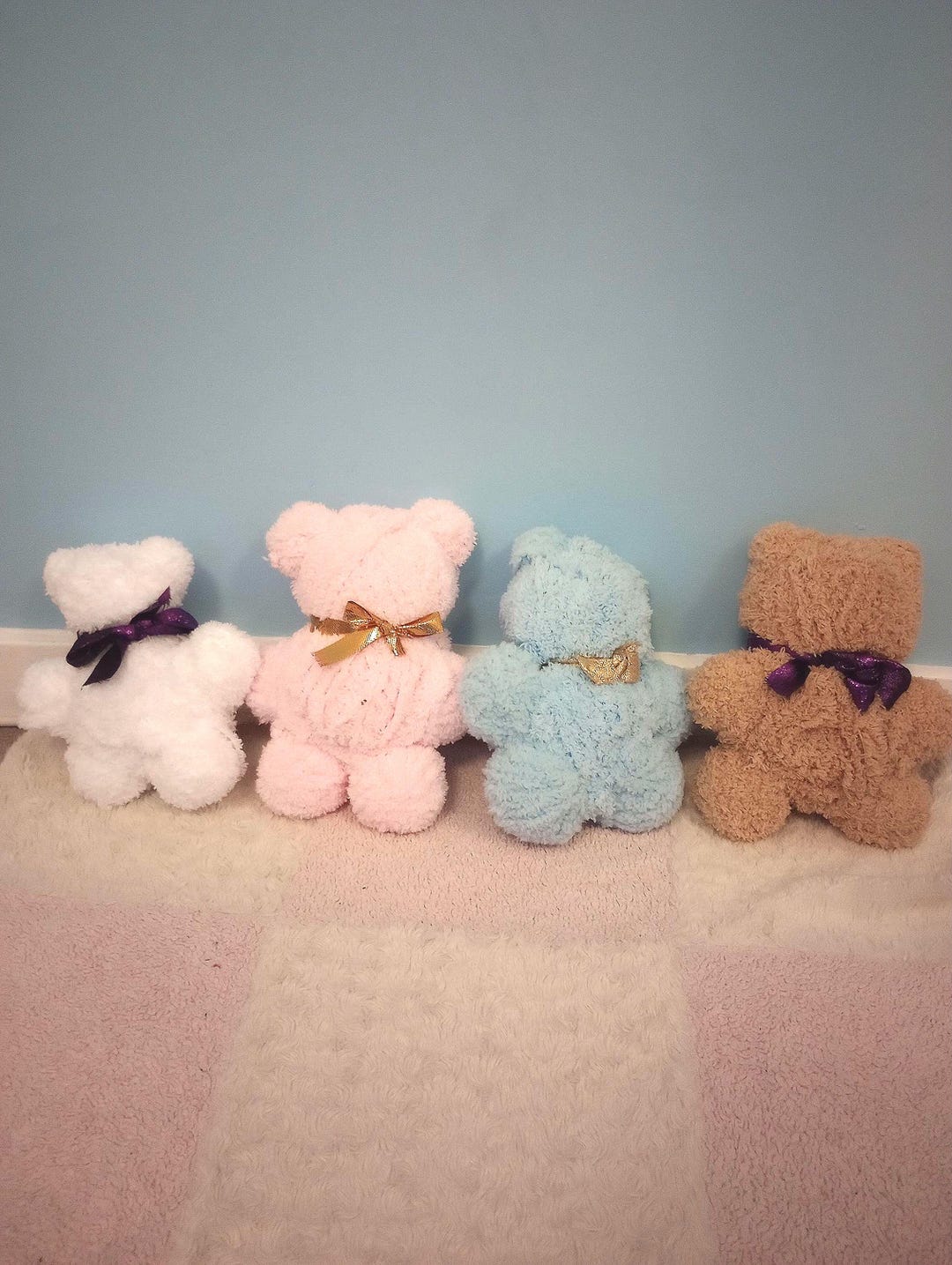 Handmade Pure Wool Teddy Bears - Etsy