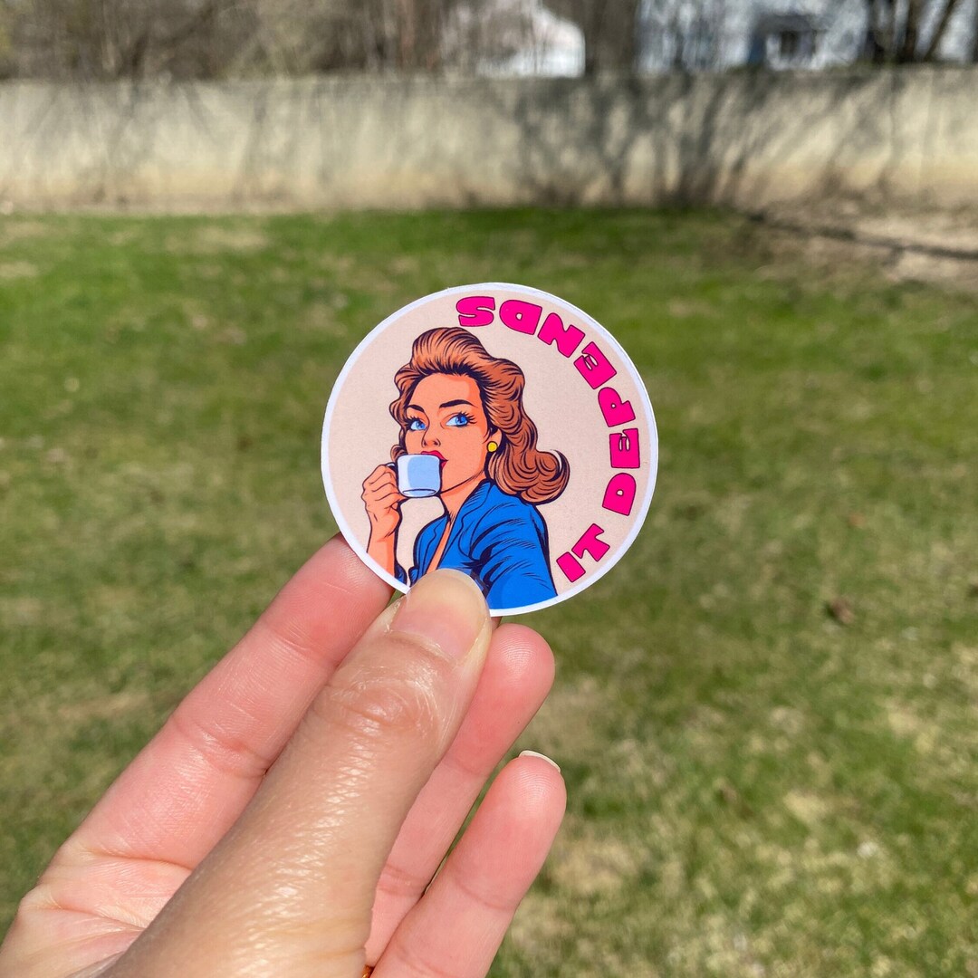 It Depends Lawyer Sticker - the Most Used Phrase by Lawyers! Attorney ...