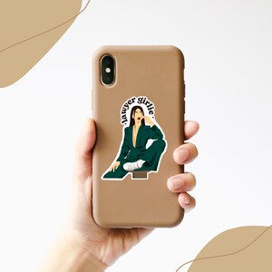 Lawyer Girlie Sticker - Best Law School Graduation Present! Lawyer Life ...