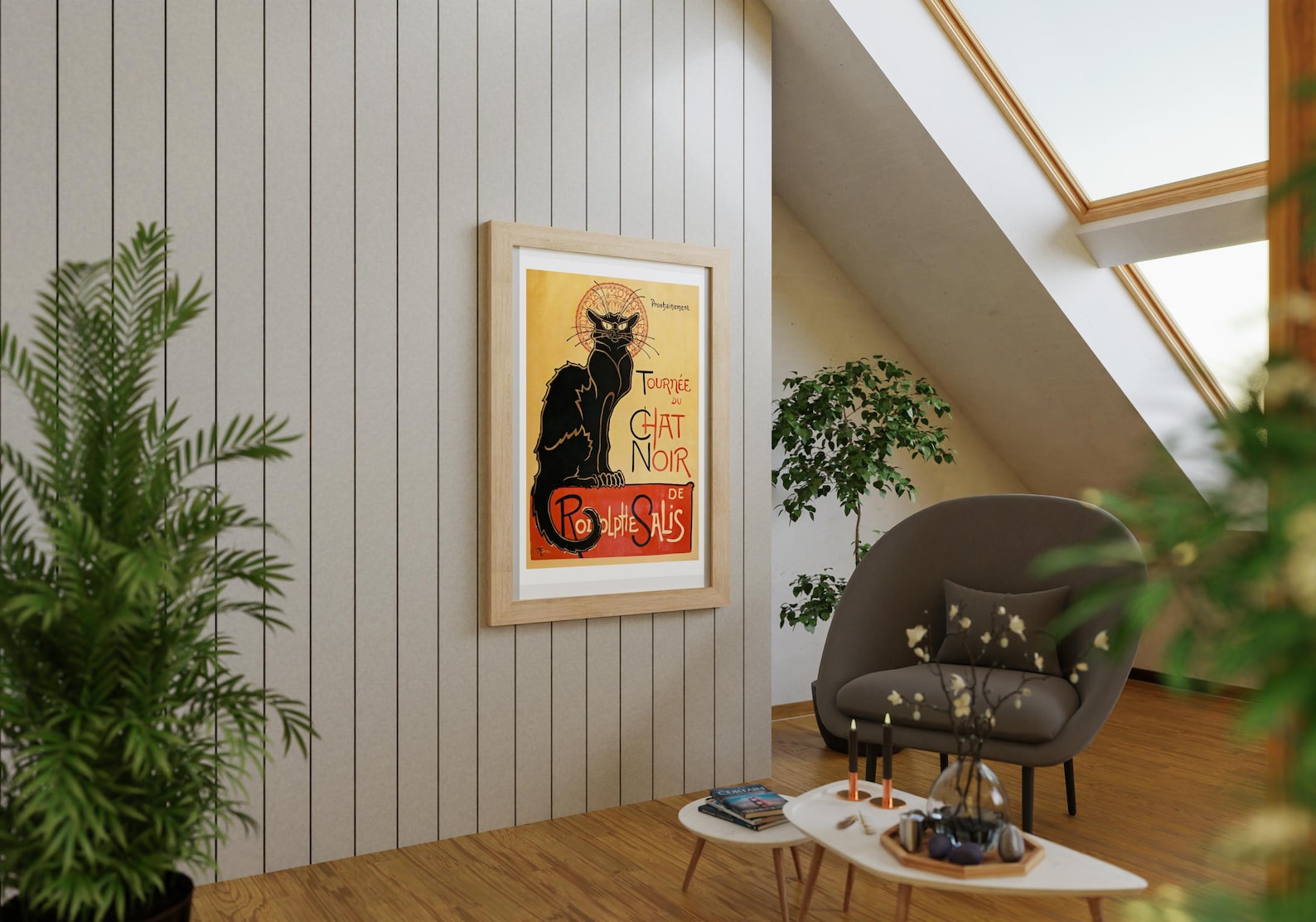 LE CHAT NOIR Vintage Poster 1896, Famed Cabaret, Art Nouveau From Paris ...