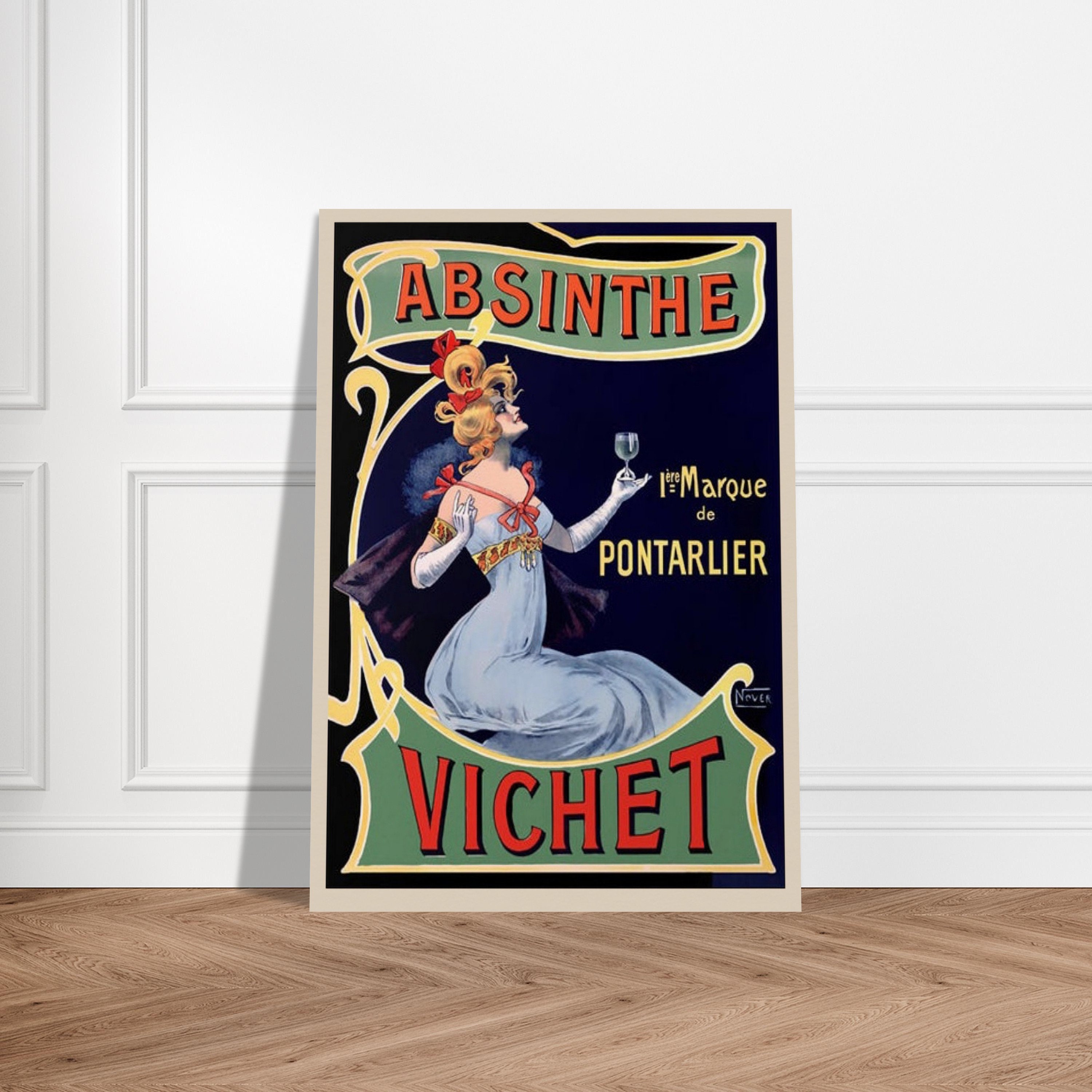 VINTAGE ABSINTHE POSTER 1900, Paris France, Food and Drink Art Wall ...