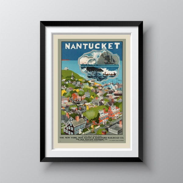 Nantucket Poster - Etsy
