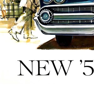 Vintage 1959 Dodge Custom Royal Lancer Poster Print, Classic Car Ad ...