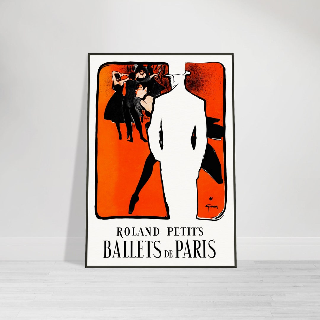 Vintage Ballet Poster Paris 1951, Museum-quality 300 Dpi Reproduction ...