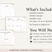 Undated Monthly Planner, Weekly Planner, Printable Planner, Planner Set ...