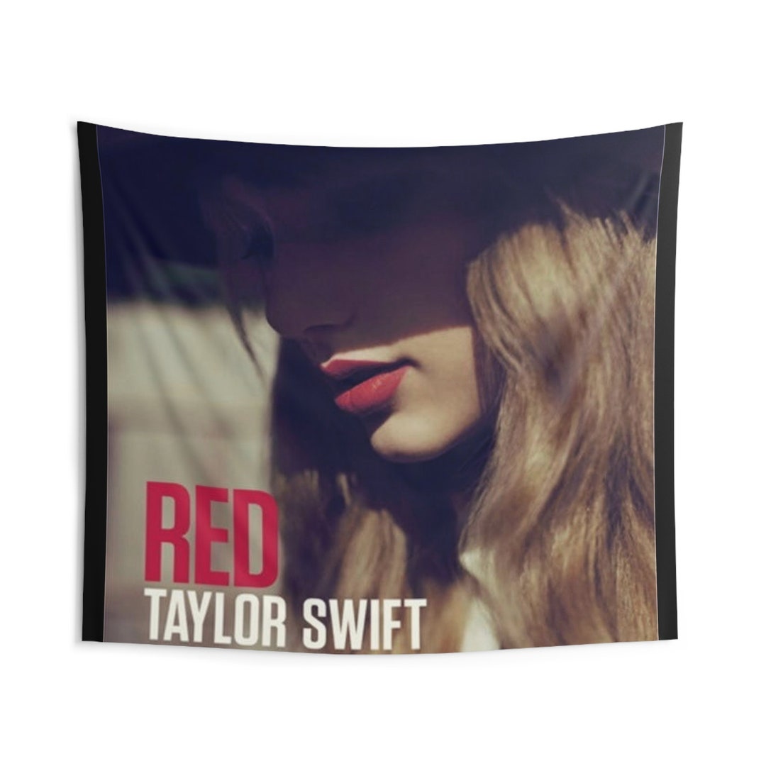 Taylor Swift Red Album Cover Indoor Wall Tapestries College - Etsy