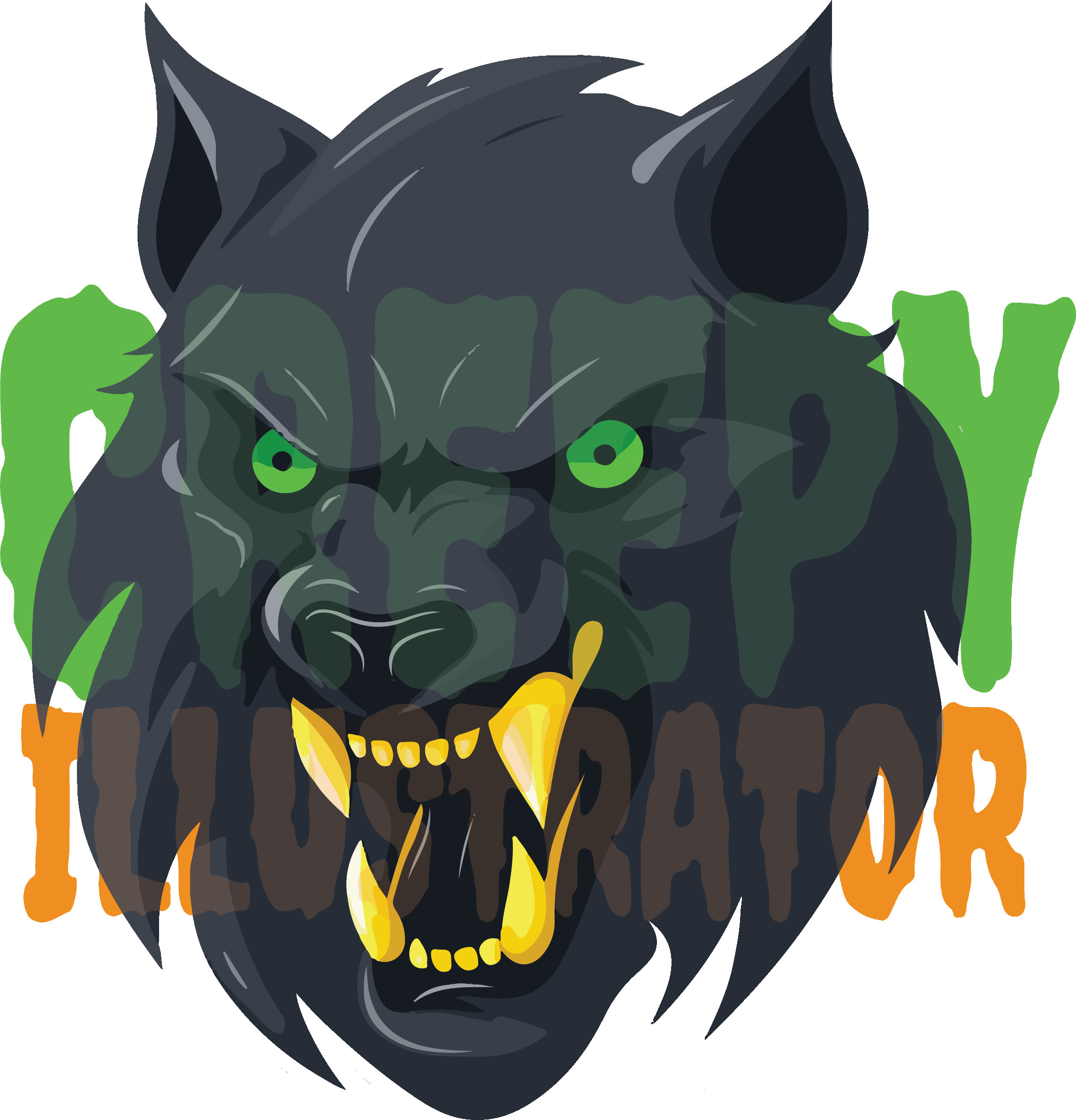 Werewolf Vector Logo - Etsy