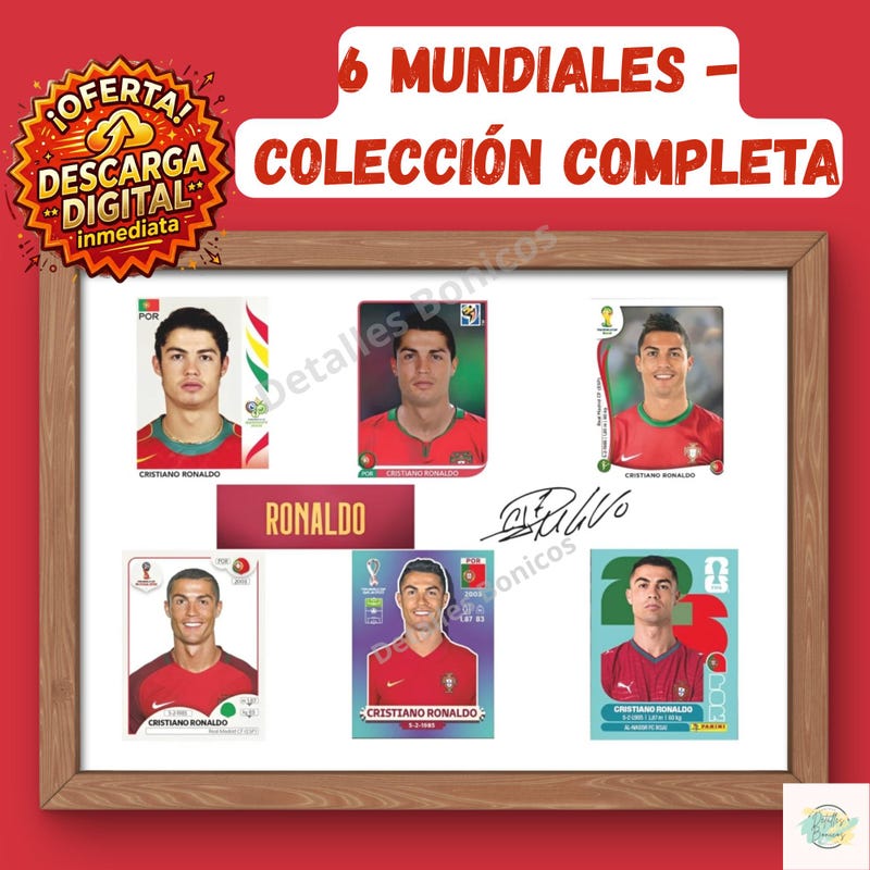 Ronaldo Panini Sticker - Etsy UK