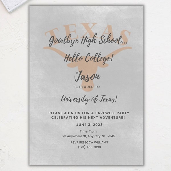 Ut Party Invitations - Etsy