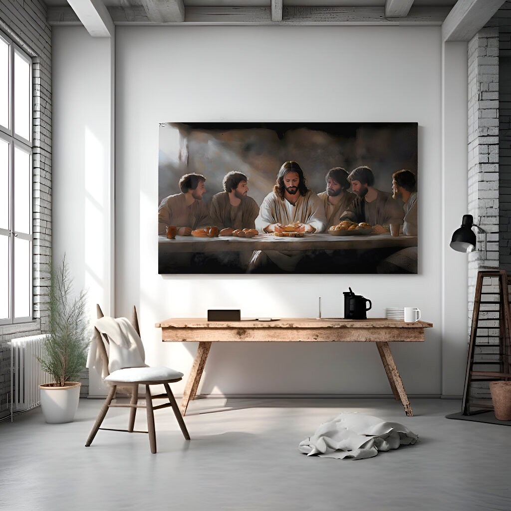 Sacred Moment: Jesus and Disciples - Breaking of Bread, PNG, 300 DPI - Etsy