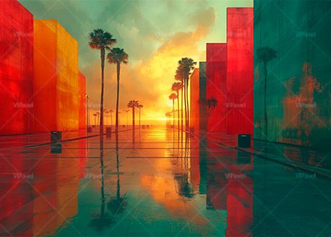 Urban Sunset Spectrum-digital Image PNG Format, 300 DPI - Etsy