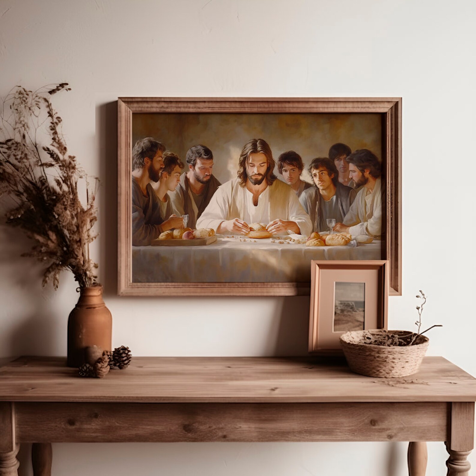Sacred Moment: Jesus and Disciples - Breaking of Bread, PNG, 300 DPI - Etsy