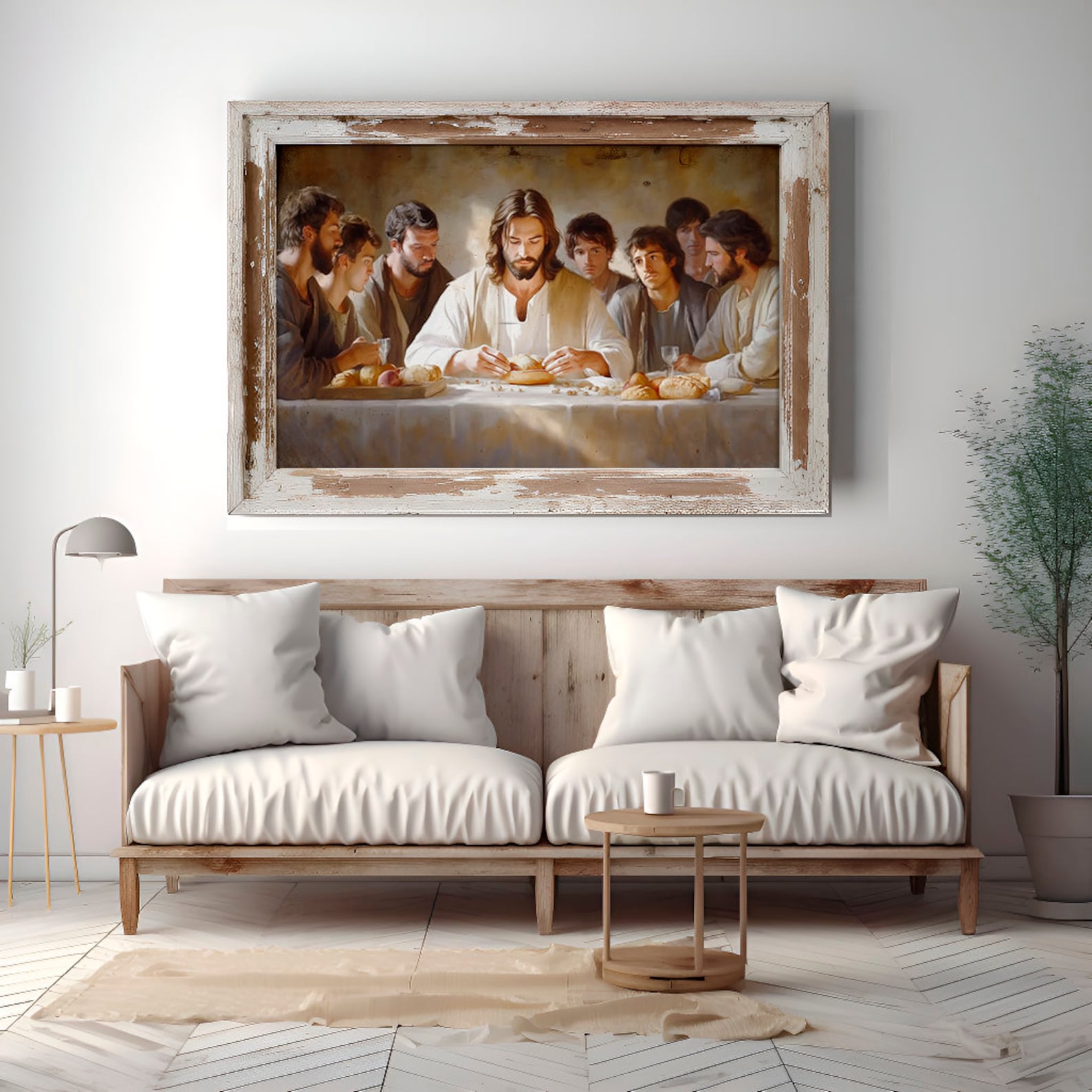 Sacred Moment: Jesus and Disciples - Breaking of Bread, PNG, 300 DPI - Etsy