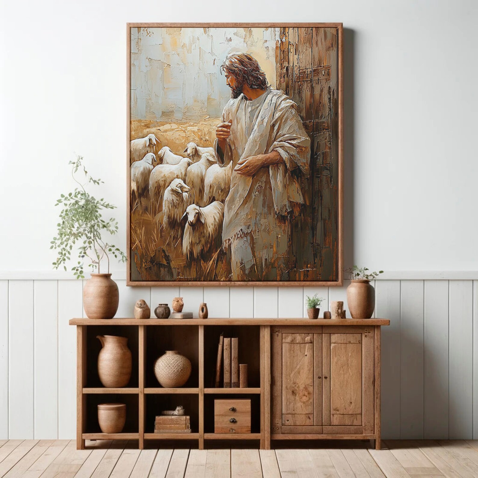 Jesus, Our Faithful Shepherd" - High-resolution 300 DPI PNG - Etsy